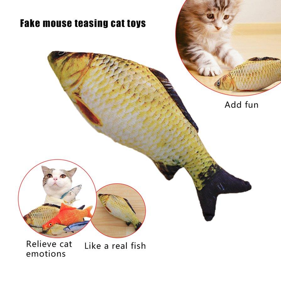 Cheap 20cm Catnip Catmint Cat Favor Simulation Fish Cat Toys Fish Shape ...