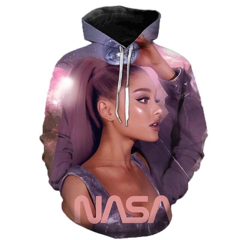 Cheap Ariana Grande 3d Print Hoodie Sweatshirts Harajuku Oversized Hoodie Fashion Hooded Top Men ...