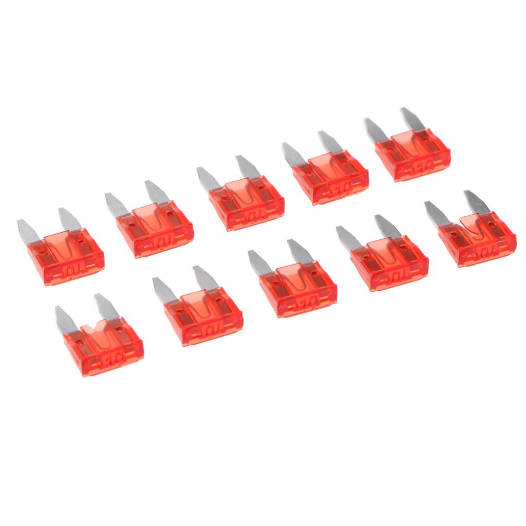 Satın alın 10 Pieces Univerial Mini 10A Blade Fuses Red for Car Truck ...