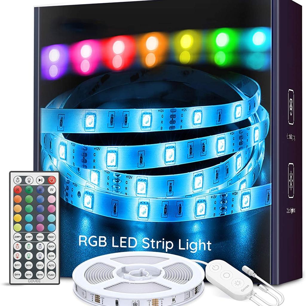 Buy LED Lights 5m RGB Colour Changing Led Strip Light with Remote and ...