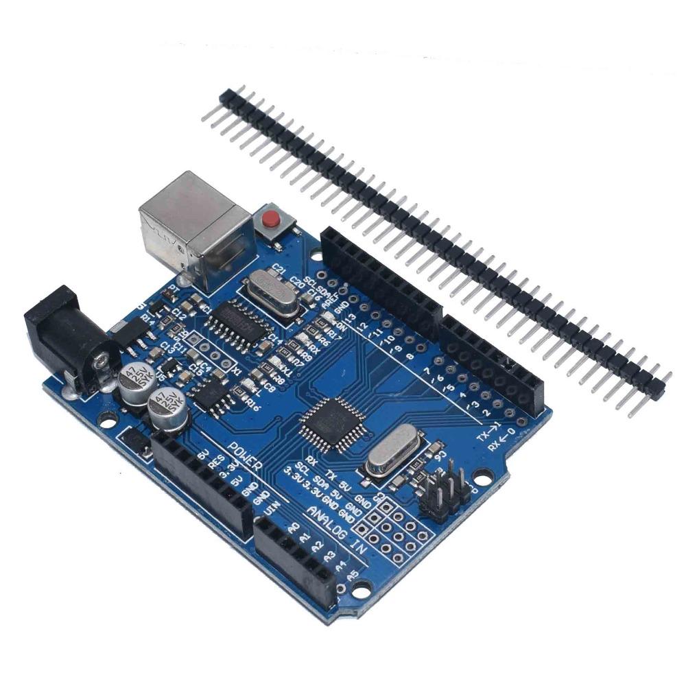 Buy One Set Black/blue/red Development Board Module For UNO R3 CH340G ...