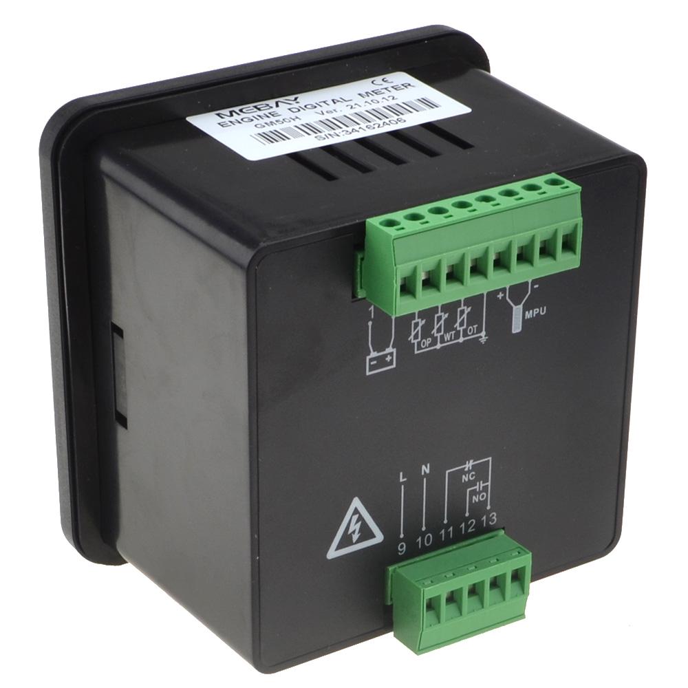 Buy GM50H Engine Digital Multi-functional Meter Diesel Engine Monitor ...