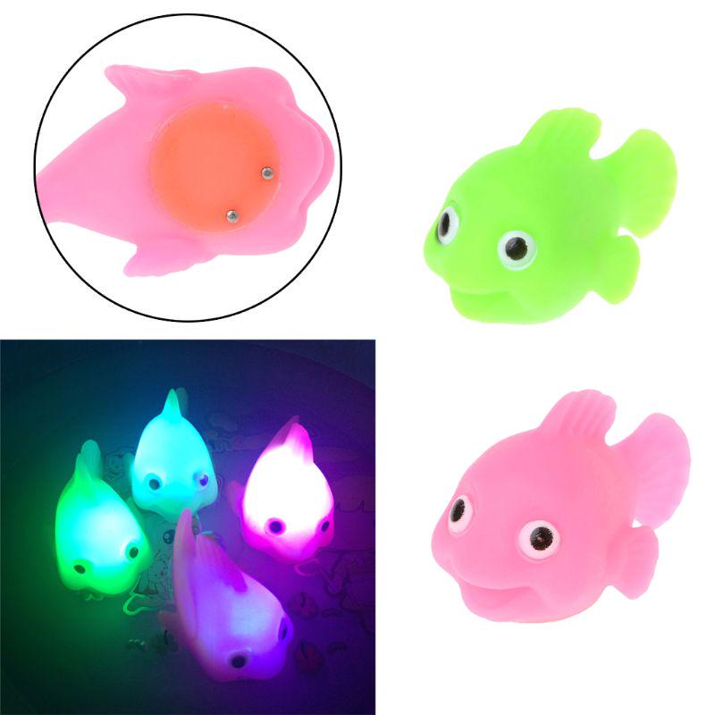 Buy 3D Goldfish LED Light Kids Toys Water Sensor Induction Bathing ...