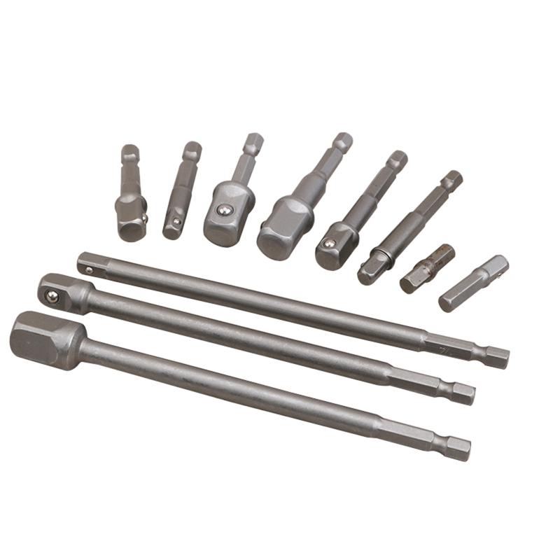 Buy Hexagonal Shank to Square Joint Socket Rod Adapter Extension Drill ...