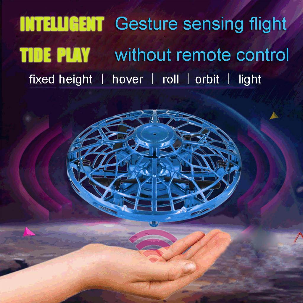 Hand Operated Mini Drone for Kids, Flying Ball Toy Helicopter Infrared ...