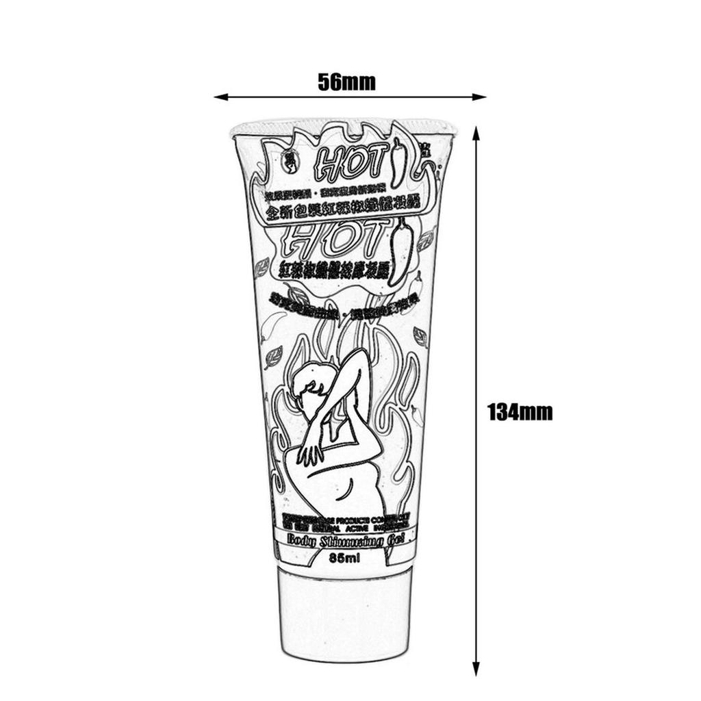 Buy GG Fat Burning Cream Hot Chilli Body Slimming Gel Weight Skin Anti ...