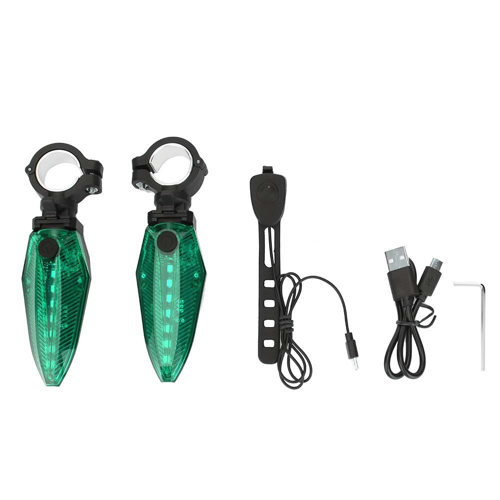 Satın alın One Pair Waterproof LED Handlebar Grips Light Anti-thief ...