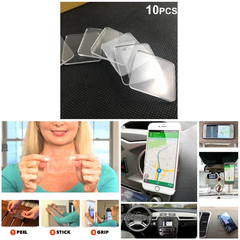 Buy Kitchen for Double-Sided Washable Adhesive Clear Home Gripping ...