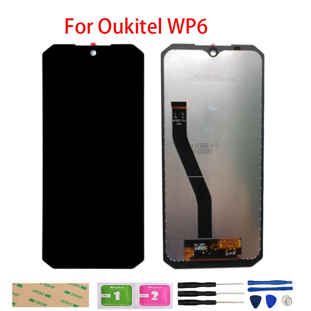 Full Screen For Oukitel WP6 LCD Display Touch Screen Panel Sensor Digitizer Assembly Replacement ...