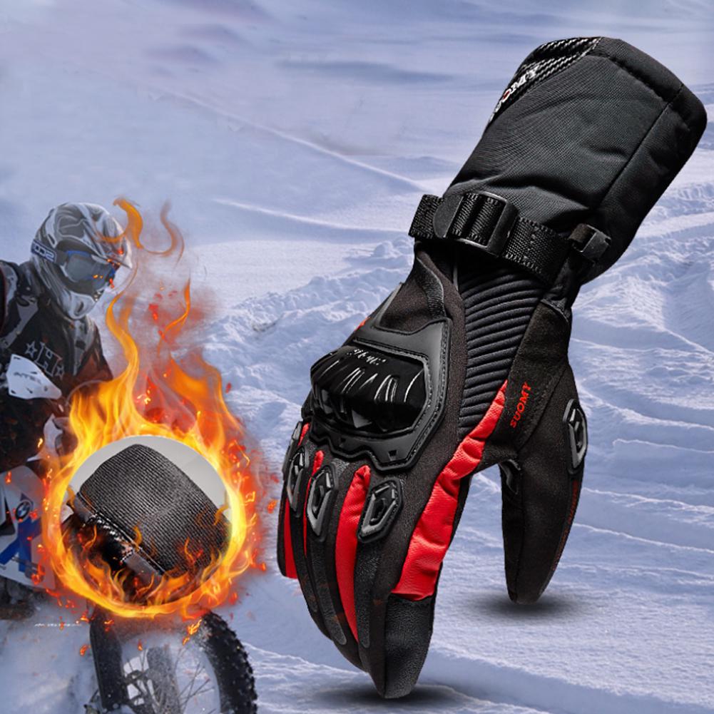 Buy Winter Motorcycle Gloves Waterproof And Warm Four Seasons Riding ...