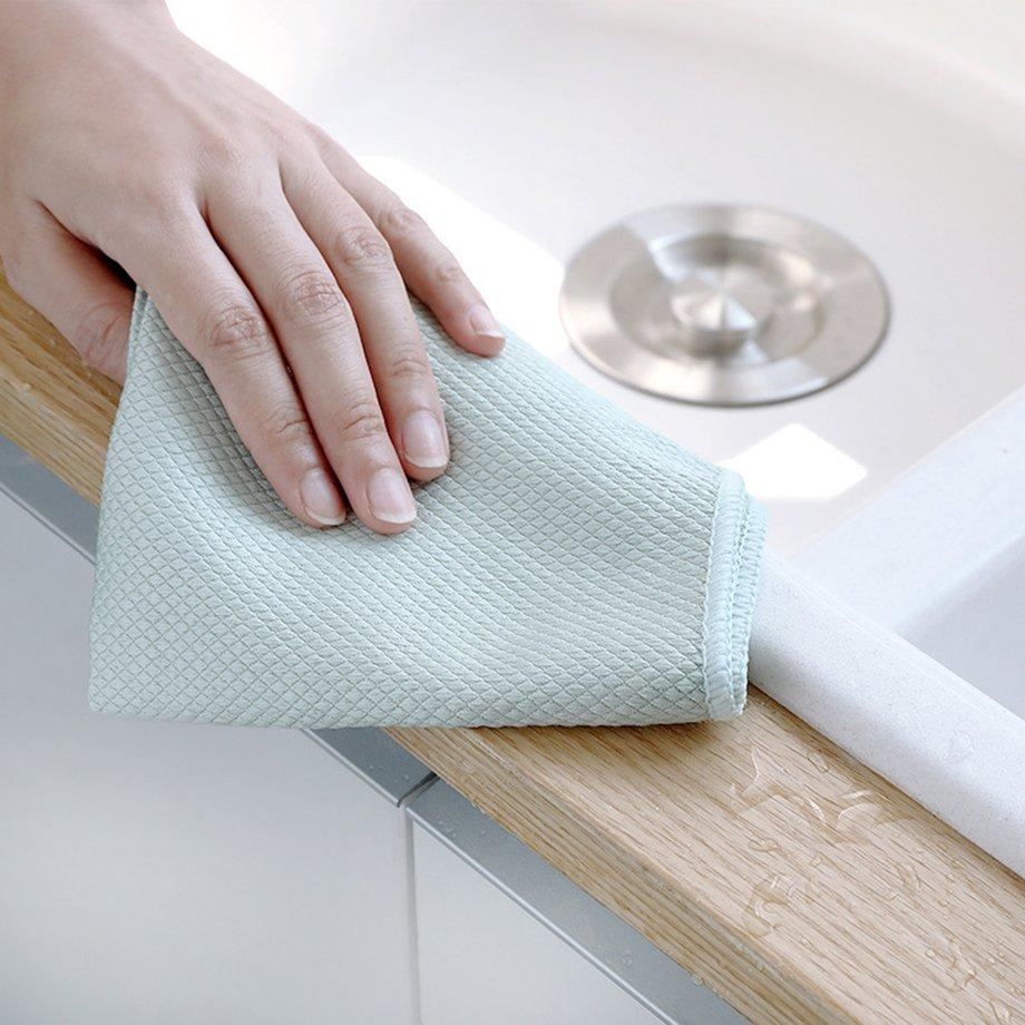 Wipe Glass Towels And Rags Absorb Water Cloth Kitchen Table Wipes And ...
