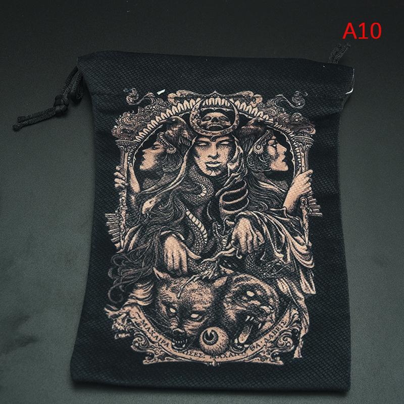 Buy 13X18Cm Beautiful Pattern Tarot Card Storage Bag Figure Witch ...