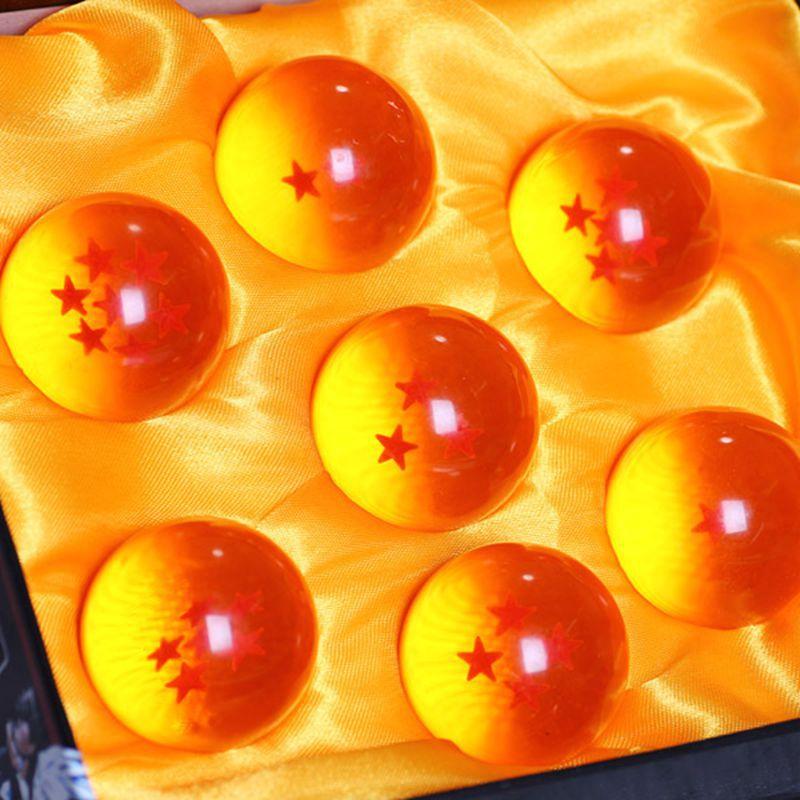 3.5CM Set Of 7 PCS Crystal Balls with Original Box Balls Complete Set ...