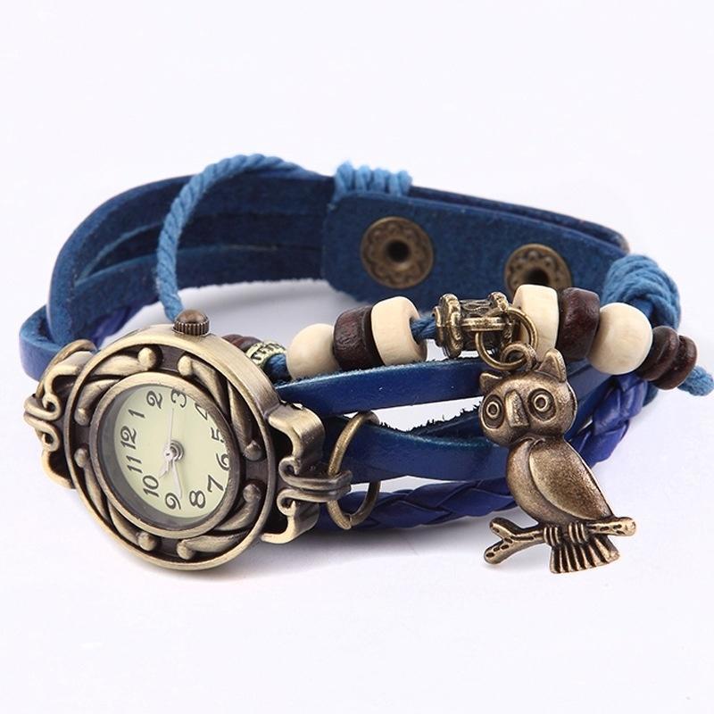 Buy Retro Bronze Owl Watch Women Watch at affordable prices — free ...