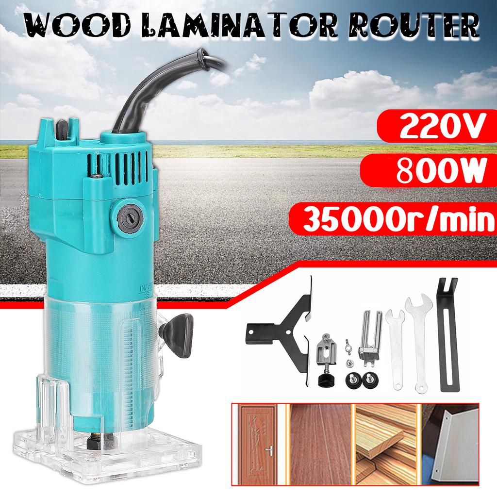 Buy Electric Wood Trimmer 220V 1200W Laminator 35000R/Min Router ...