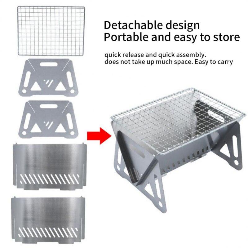 Cheap Stainless Steel BBQ Grill Portable Folding BBQ Grill Heating ...
