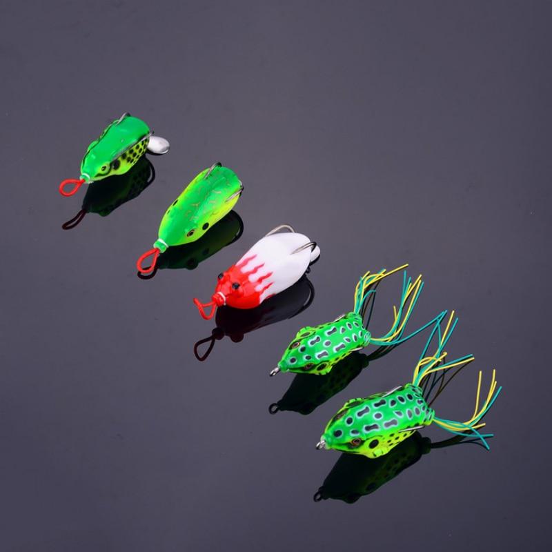 Outdoor Fishing Frogs Bait Soft Top Water Bait Artificial Crankbait ...