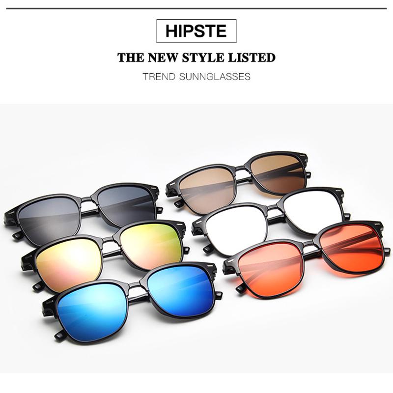Buy Fashionable Boxy Rivet Sunglasses Dazzle Color Retro Unisex Outdoor ...
