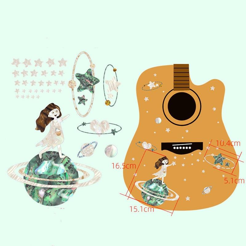 New Guitar Panel Stickers PVC Waterproof Electric Bass Ukulele ...