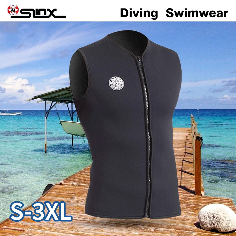 Buy SLINX 3MM Neoprene Wetsuit Warm Fleece Lined Sleeveless Diving Vest ...