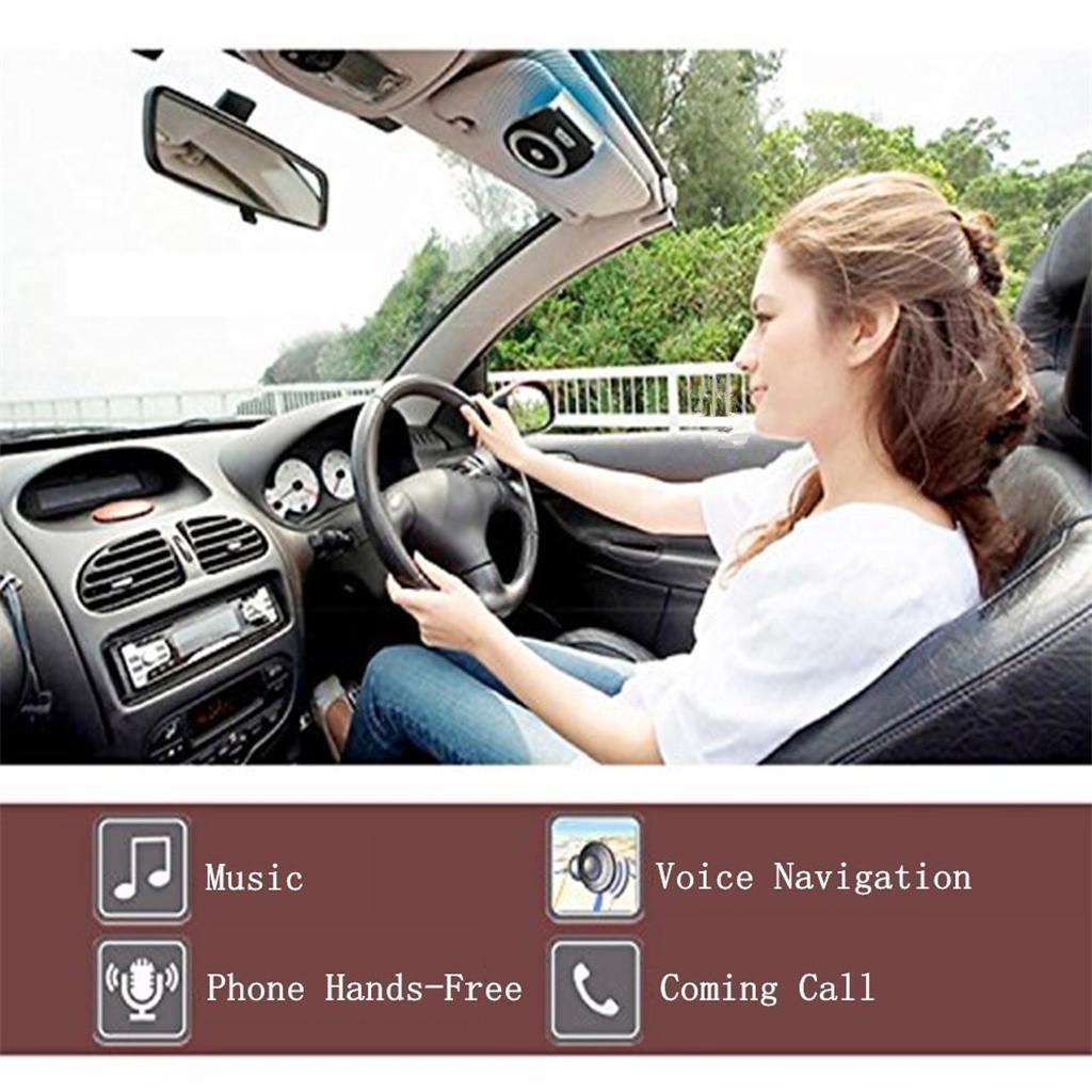 Buy Wireless BT4.1 Handsfree SpeaKer For Phone MP3 Car Kit Sun Visor ...