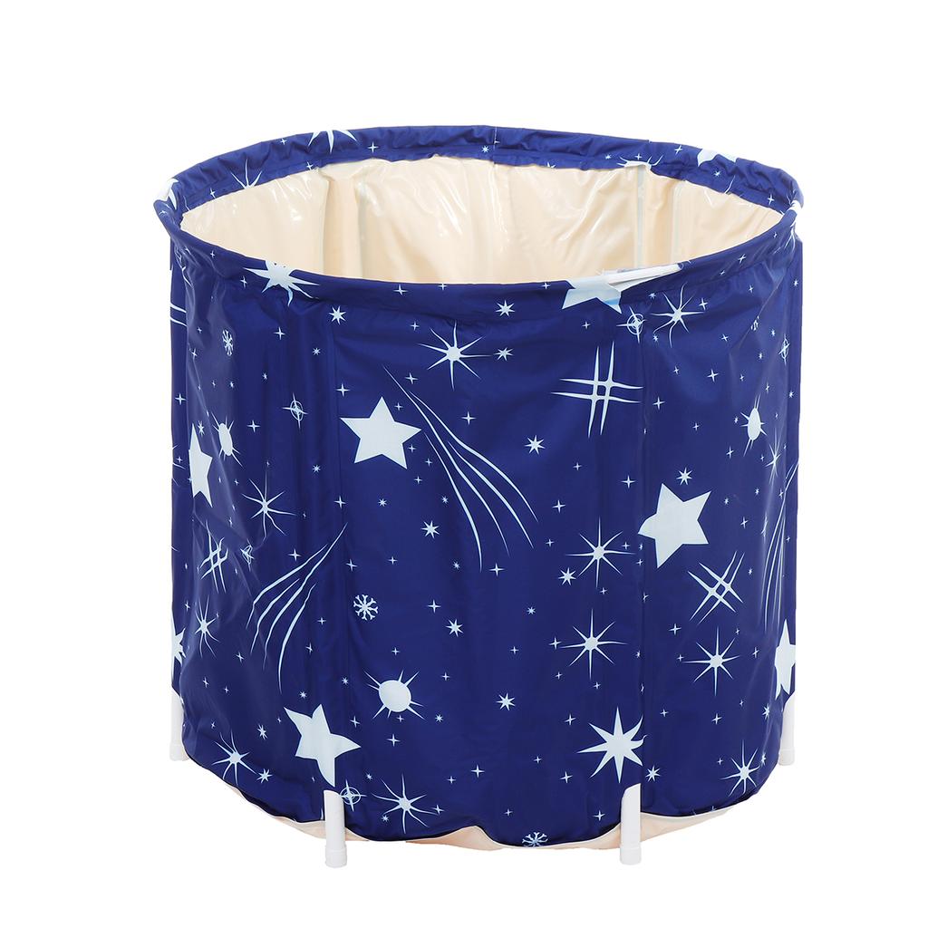 Buy 70cm Portable Bathtub Folding Bath Bucket Thicken Shower Barrel ...