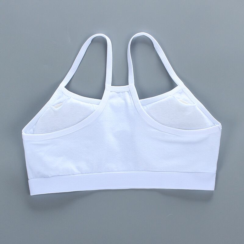 Buy Teen Girl Bras Puberty Crop Top Underwear Vest Racerback Training ...
