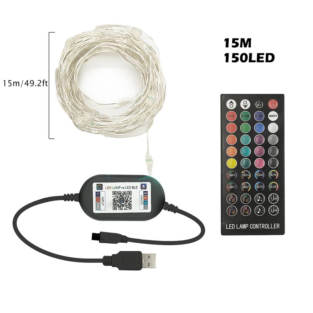 Buy Christmas Tree Decoration Light Custom LED String Lights App Remote ...