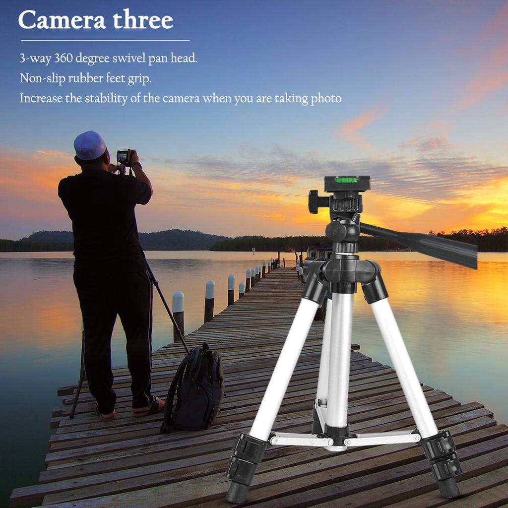 DEC Universal Professional Aluminum Telescopic Camera Tripod Stand ...