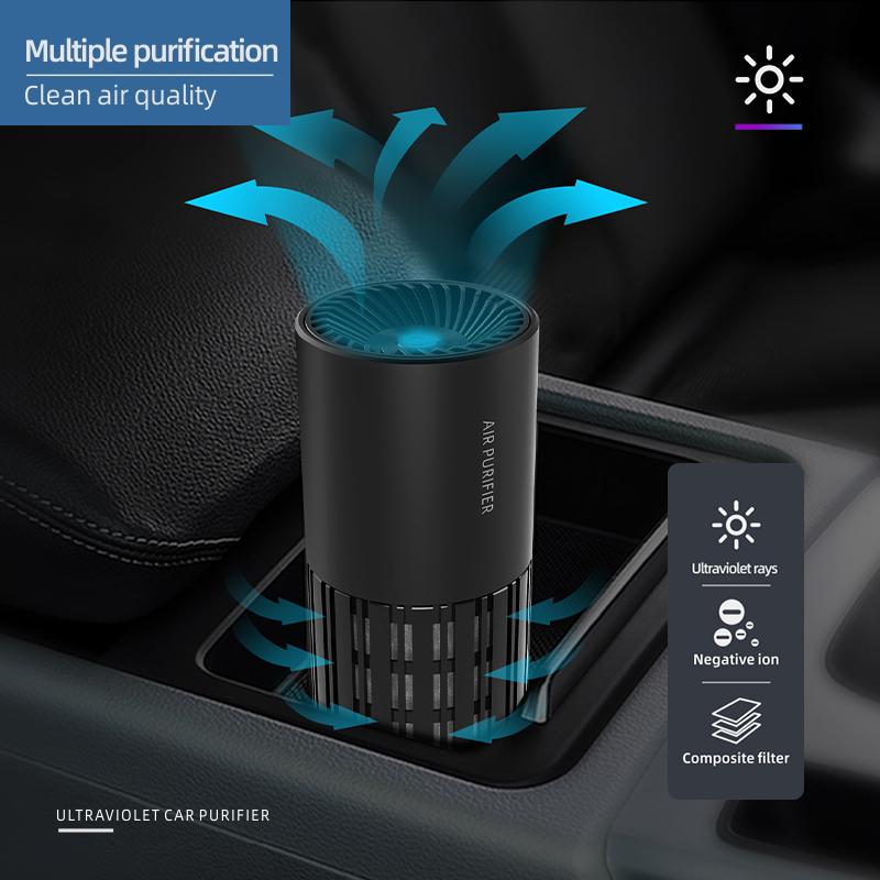 Cheap X3 Car Air Purifier Built-in UVC-LED Sterilization Disinfection ...