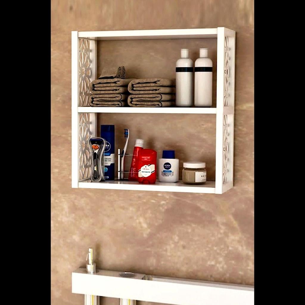 Buy Decorative Wall Shelf, 3 Sections Bathroom Cabinet Kitchen Shelf, 3 ...