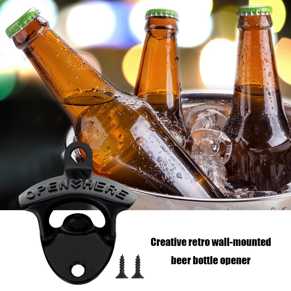 Buy Mini Opener Wall Mounted Beer Bottle Opener Zinc Alloy Bar ...
