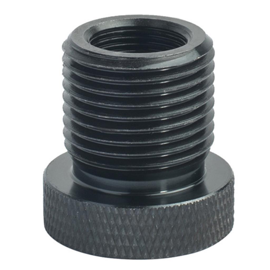 1Pc 1228 to 3416 Automotive Threaded Oil Filter Adapter Black Steel ...