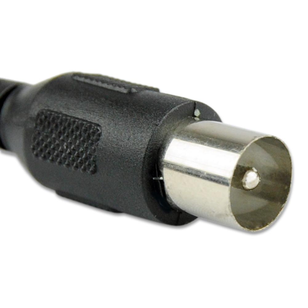 Buy Rubber Base Aerial High Gain 10ft Cable 12dBi Indoor Black DVB-T ...