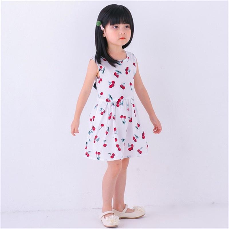 Buy Print Cherry Vest Girl Baby Clothing Casual Kids Clothes Baby ...