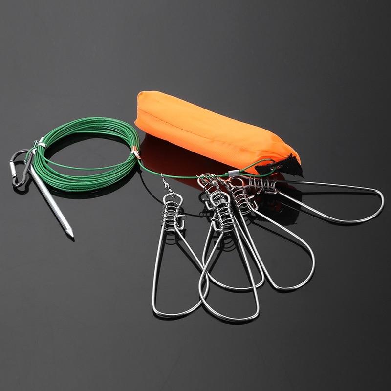 Buy Fishing Stringer Clip Live Fish Lock Steel Large Live Fish Buckle ...