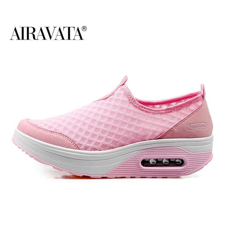 Buy Women's Fashion Breathable Shake Shoes Casual Sneakers Fitness ...