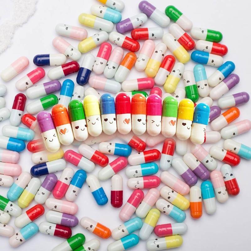 Buy Pill Paper Expression Capsule Color Letter Volume Wishing Bottle ...