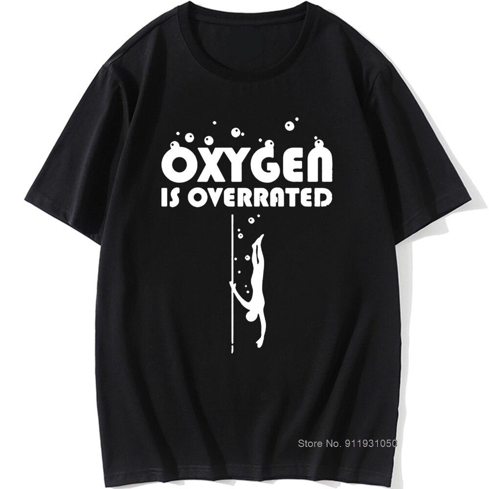 Buy Freediving Oxygen Is Overrated Birthday Funny Unisex Graphic ...
