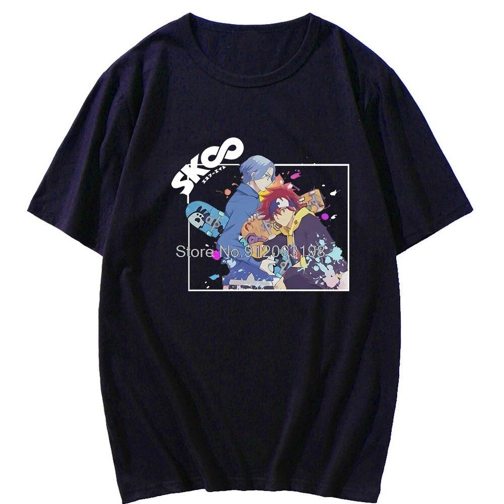 Summer New Japanese Anime Sk8 Unlimited T-Shirt Men's Kawaii Cartoon ...