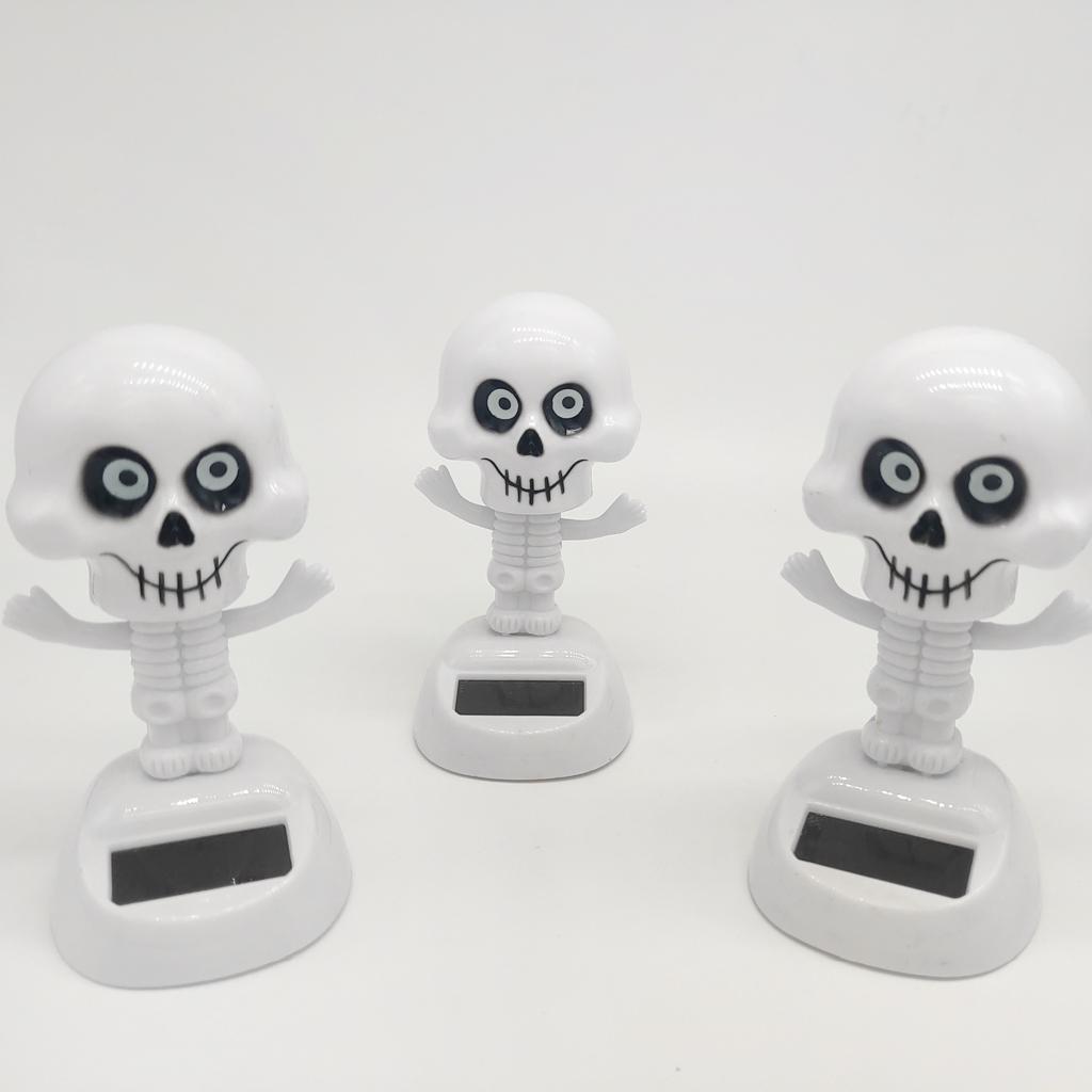 Buy Solar Powered Skeleton Ghost Dancing Figure Bobble Toy Home Desk ...