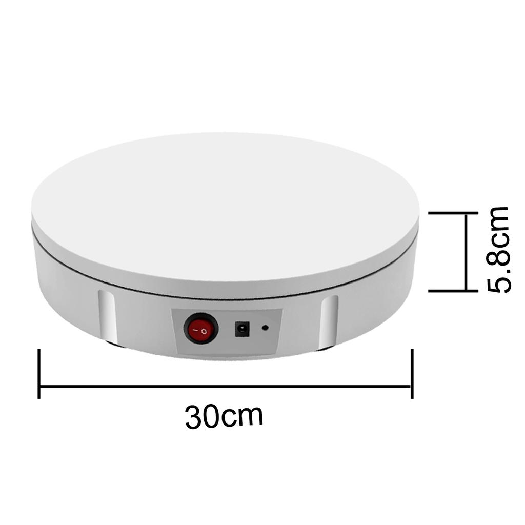 Buy Photography Props Rotating Showcase Rotating Display Case Durable ...