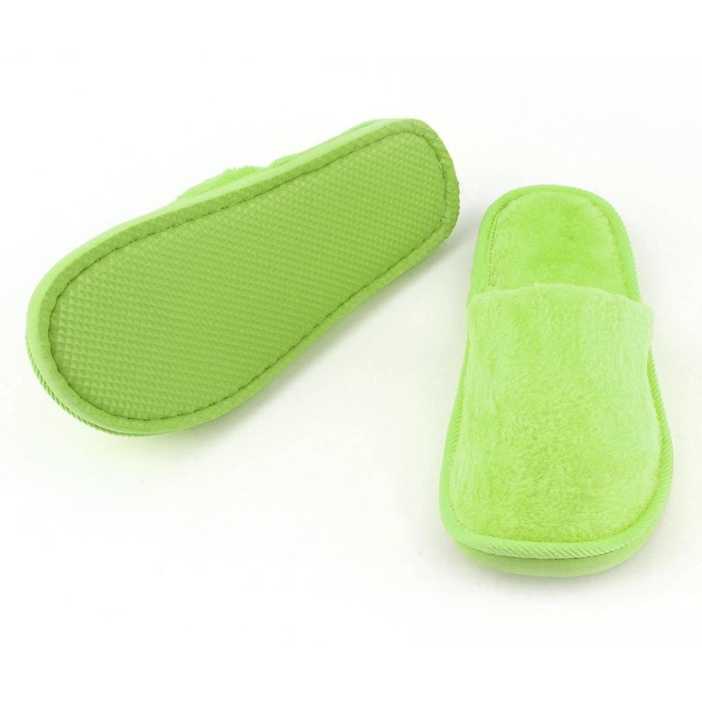 Buy Plush Indoor Home Women Men Anti Slip Shoes Soft Warm Cotton Silent ...