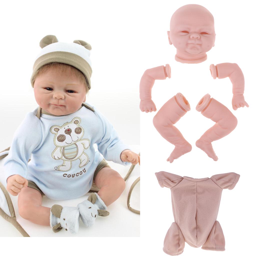 Buy 18inch Unpainted Reborn Full Limb Mold & Cloth Body Baby Supplies ...
