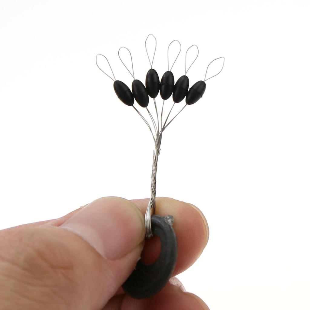 Buy 6 In 1 Cylinder Shaped Float Stop Rubber Stopper Bobber Sinker at ...