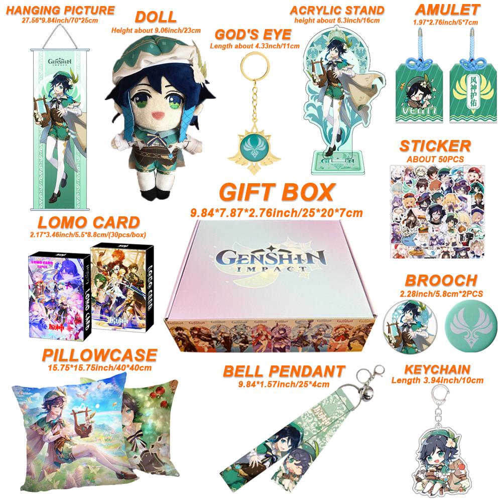 Cheap Genshin Impact Box - Including Doll,Pillowcase,Hanging Pictur ...