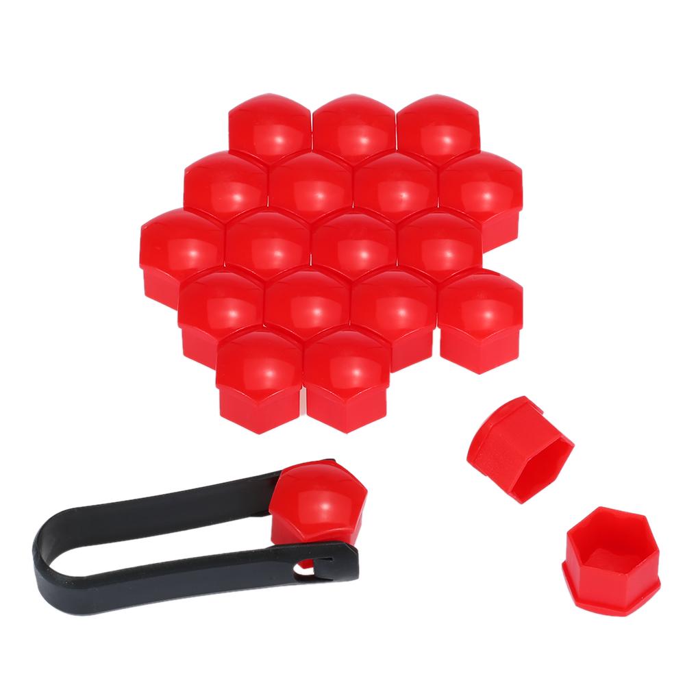 Buy 20pcs Universal 19mm Wheel Nut Covers Lug Nut Caps Screw Protector ...