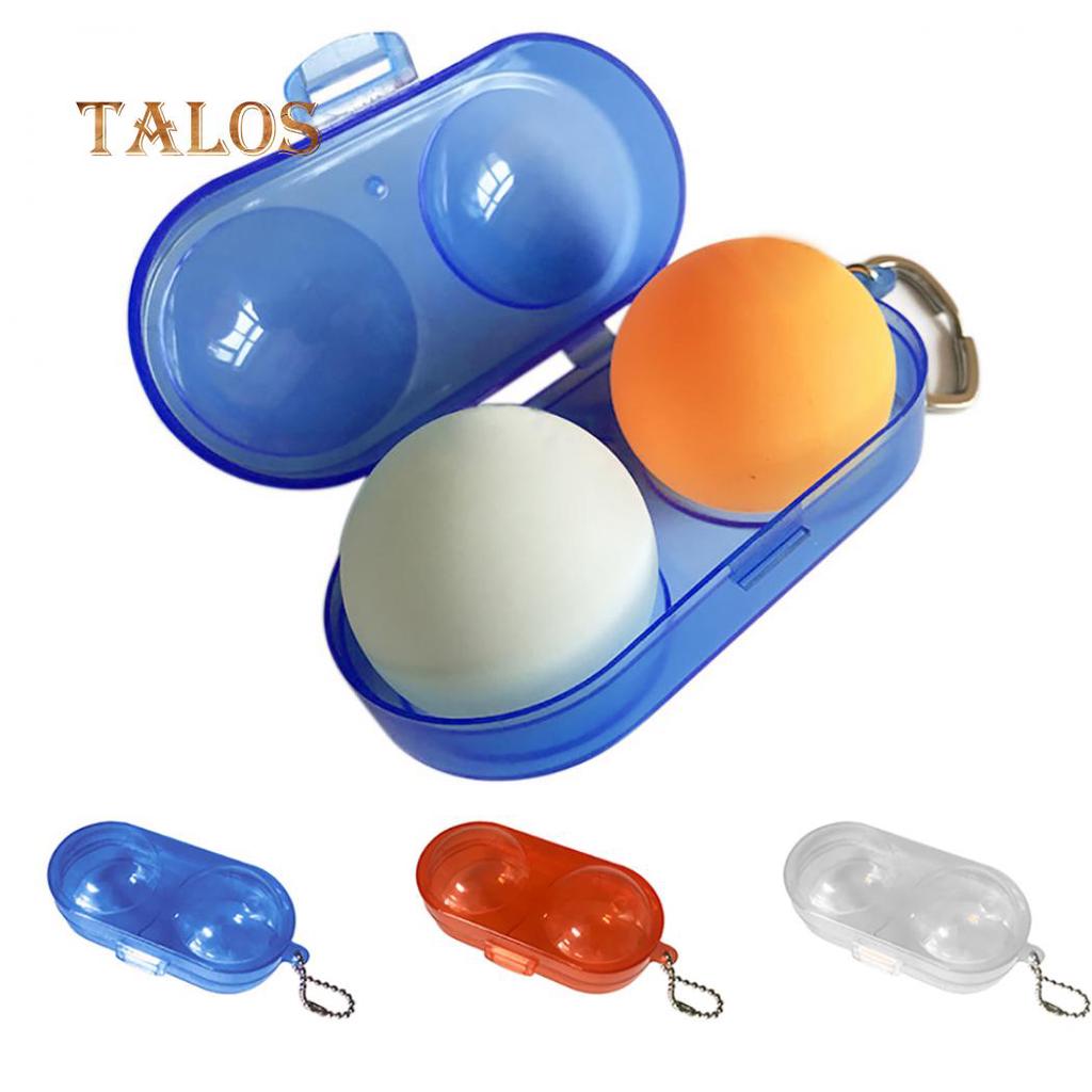 Buy Table Tennis Container Box Portable Plastic Storage Case for 2 Ping ...