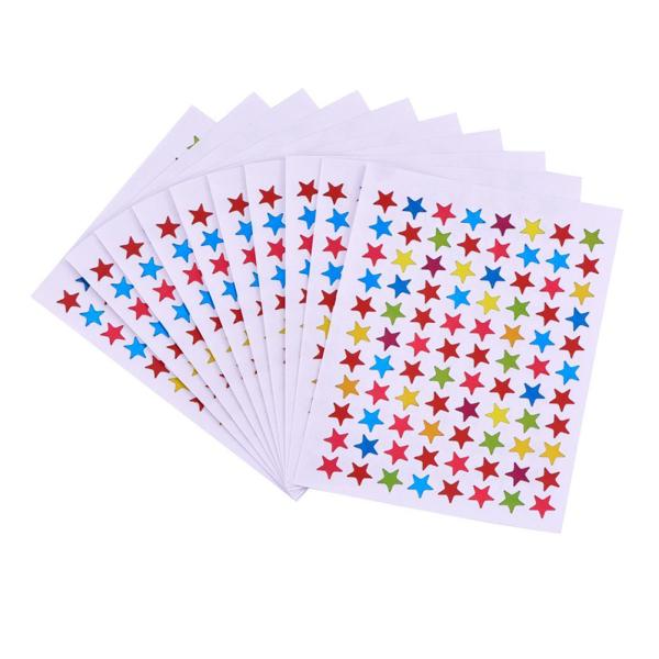 Buy 10pcs Assorted Color Star Stickers Labels Teacher Supplies at ...