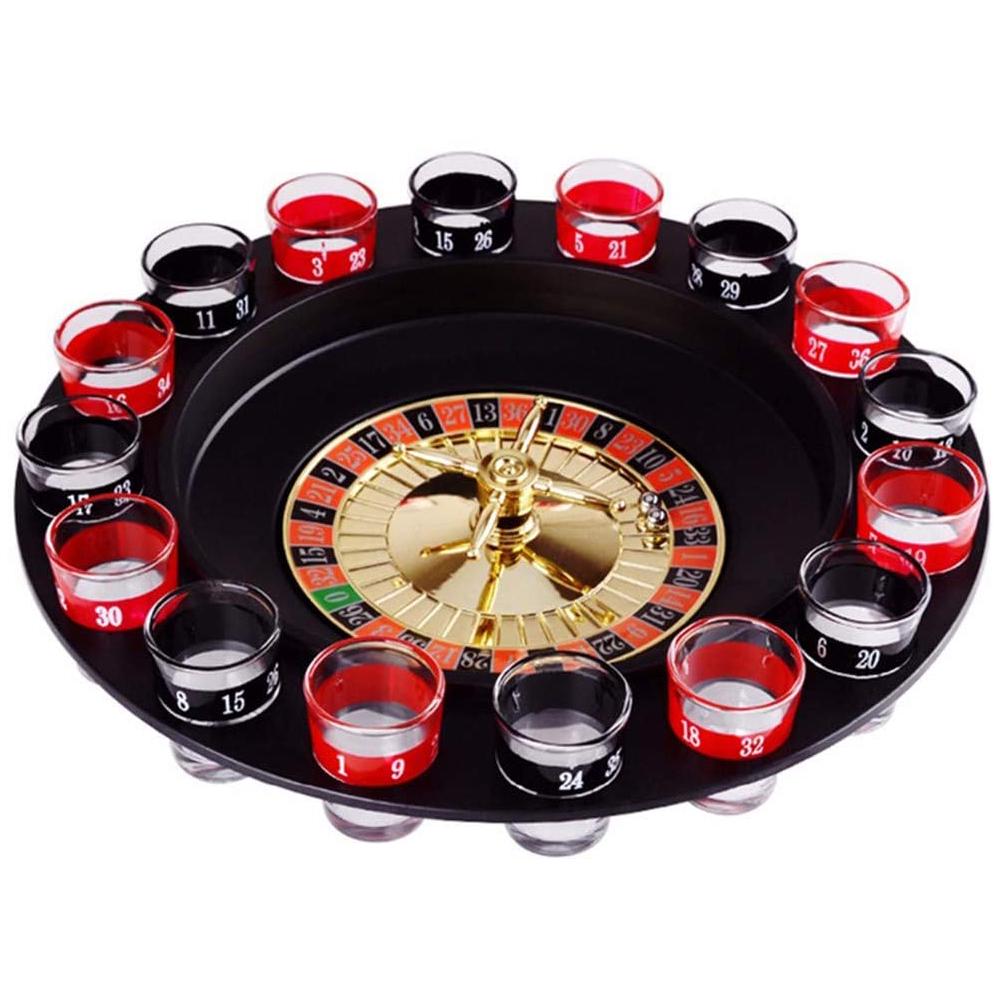 Buy Drinking Game Turntable Set Party Exciting Fun Table Glass Toys for ...